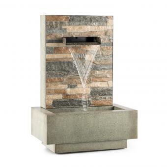 Watergate Gartenbrunnen Wasserspiel | Pumpe: 15 W / 150 cm Wasserhub ...