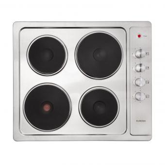 Klarstein Appetito Ceramic Hob 60cm 4 Ring Silver