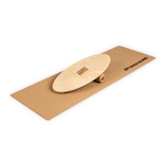 Indoorboard Allrounder, daska za balans, podloga, valjak, drvo / pluto
