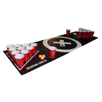 Baseliner Beer Pong speelveld mat audio tafeldesign | 180 x 60 cm (LxB ...